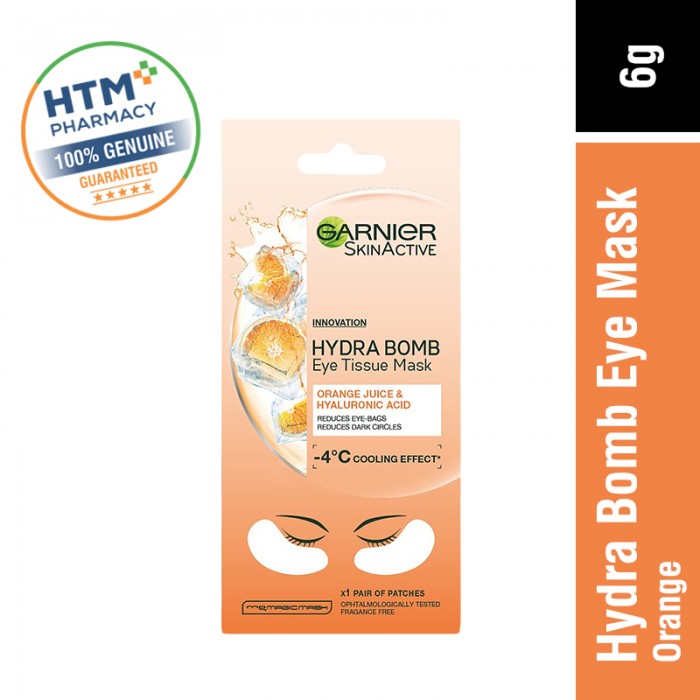 Garnier Hydra Bomb Eye Mask Orange 6g | Health & Wellness Pharmacy ...