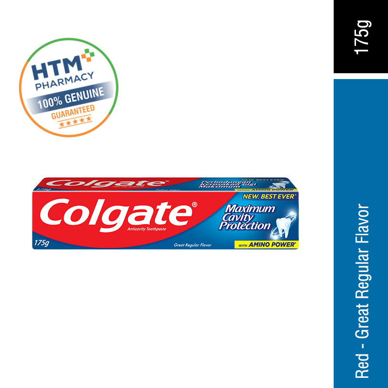 COLGATE RED 175G - GREAT REGULAR FLAVOR | Health & Wellness Pharmacy ...